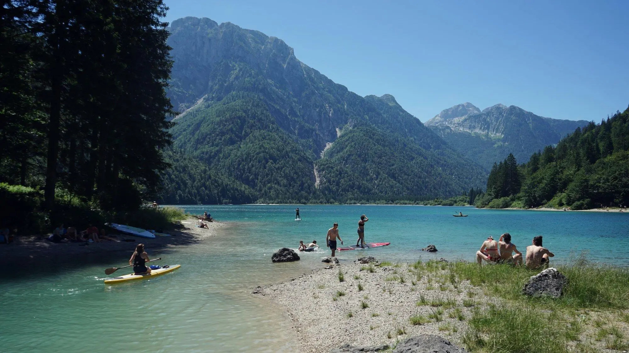 Lago del Predil (Raibl See) - SUP Atlas - Paddle More